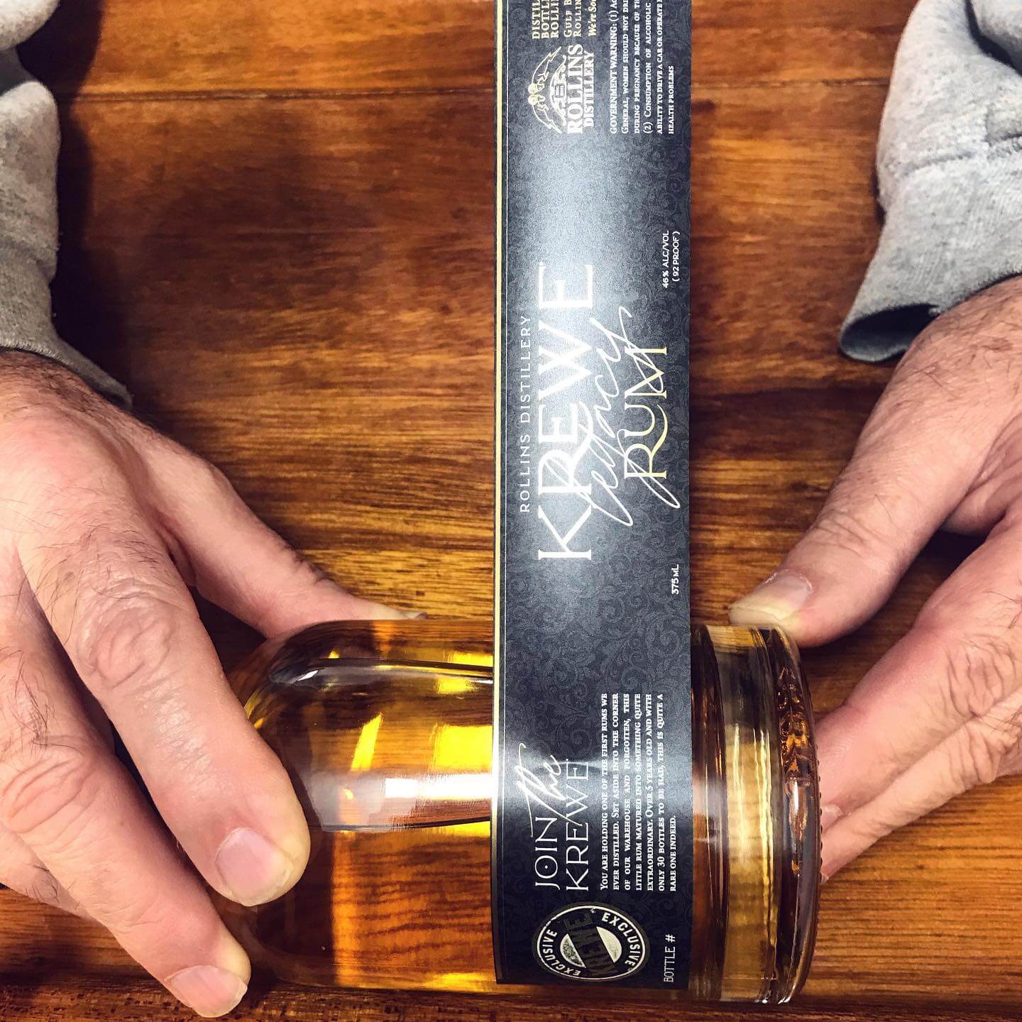 Krewe Legacy Rum - 5+ Year Matured Rum - Rollins Distillery